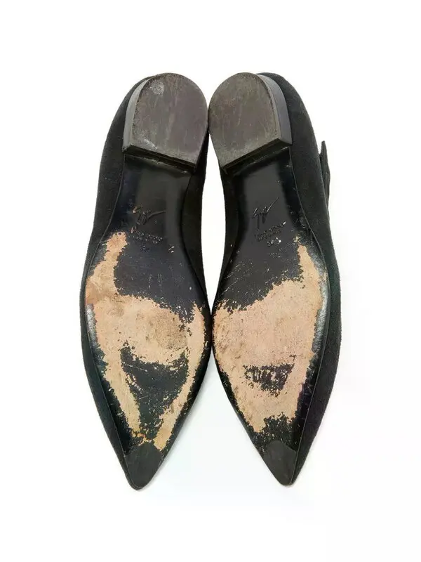 GIUSEPPE ZANOTTI Suede Ballet Flats