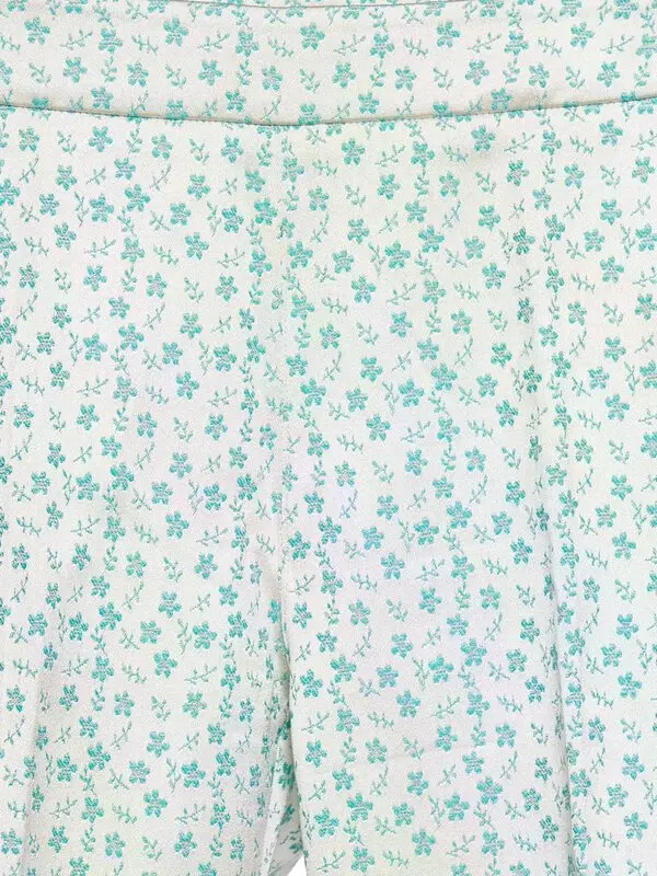 Max Mara Floral Jacquard Tapered Trousers - Neutrals