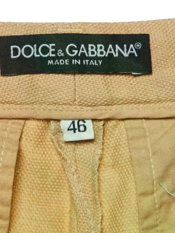 Dolce & Gabbana Beige Tapered Leg Trousers