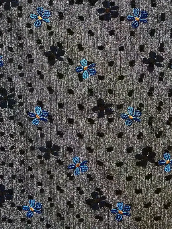 Maje Dotted Ruffled Blouse