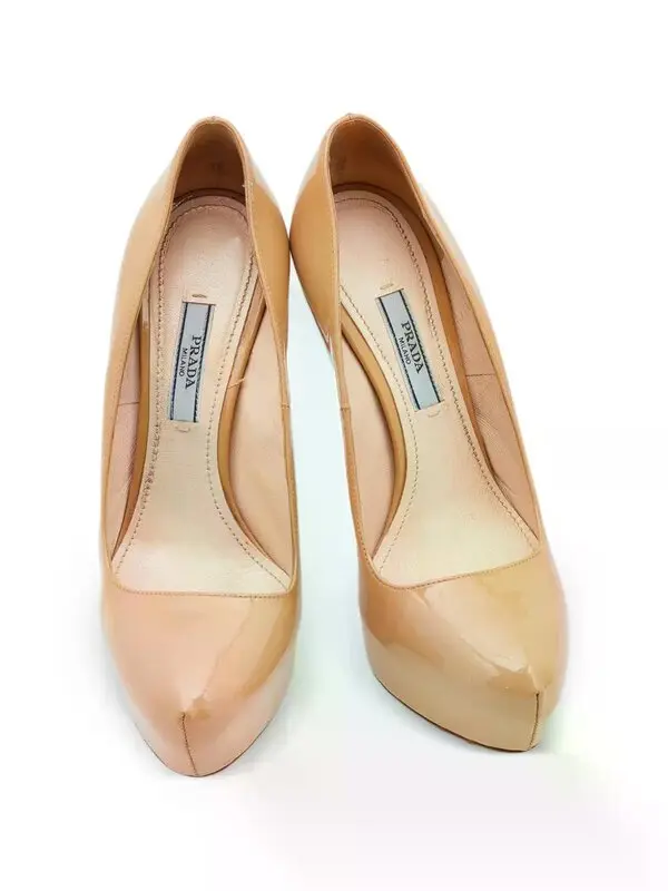Prada Leather Platform Pumps