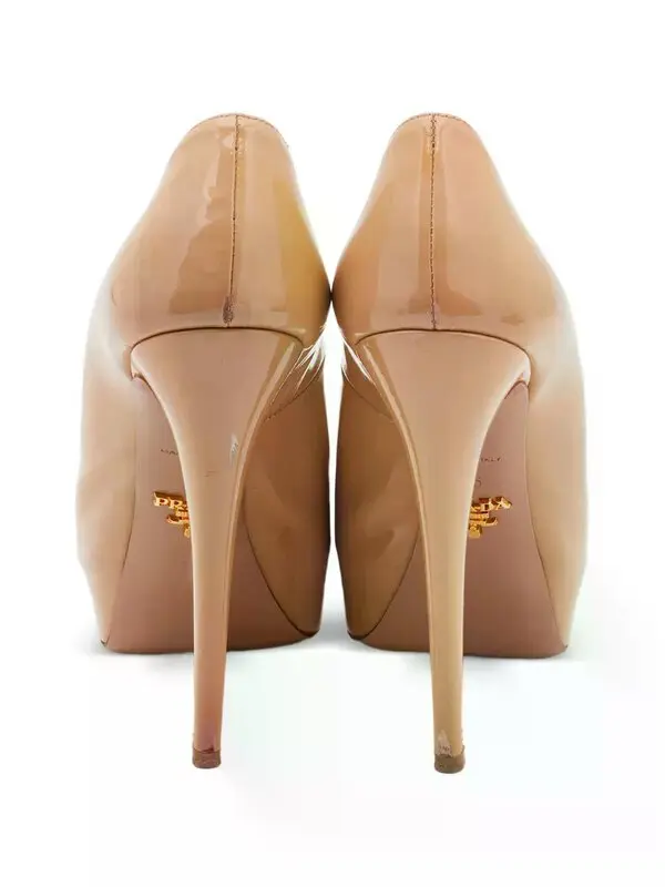 Prada Leather Platform Pumps
