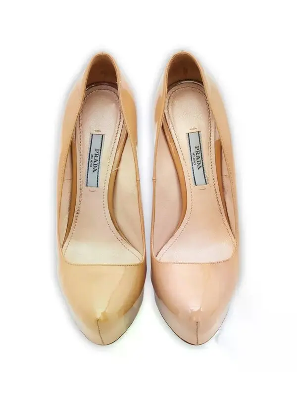 Prada Leather Platform Pumps