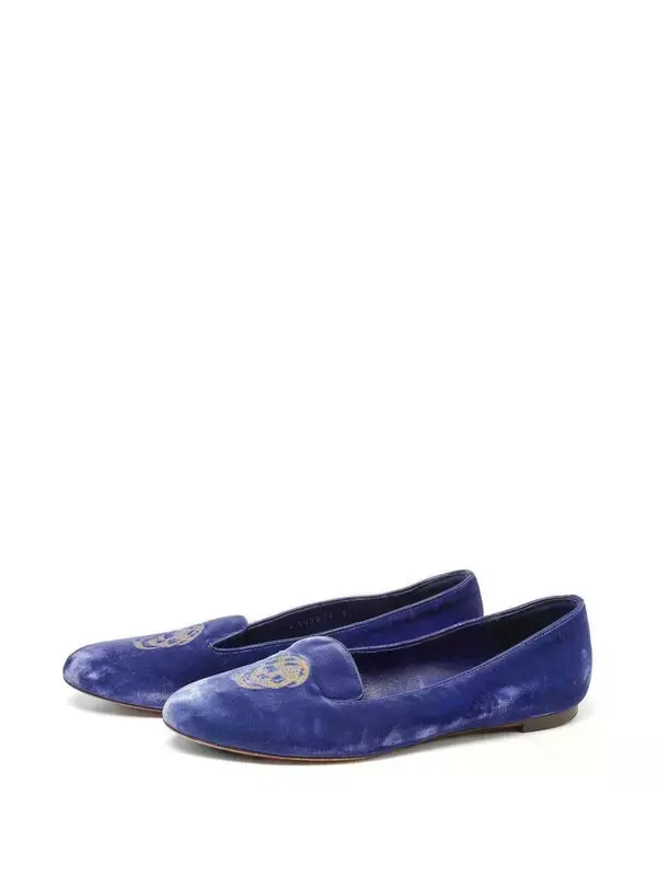 Alexander McQueen Velvet Skull Slippers