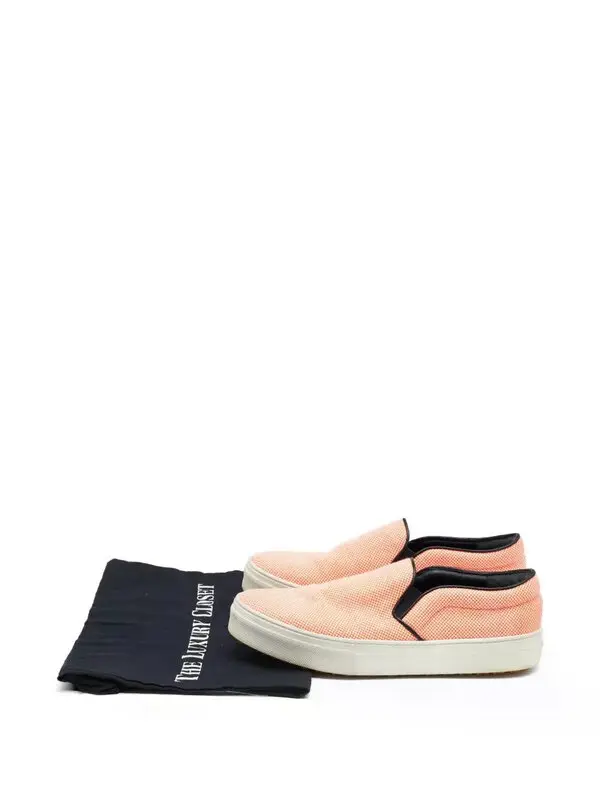 Celine Canvas Slip-on Sneakers - Orange