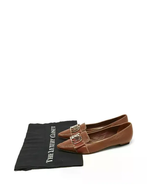 LOUIS VUITTON Leather Ballet Flats
