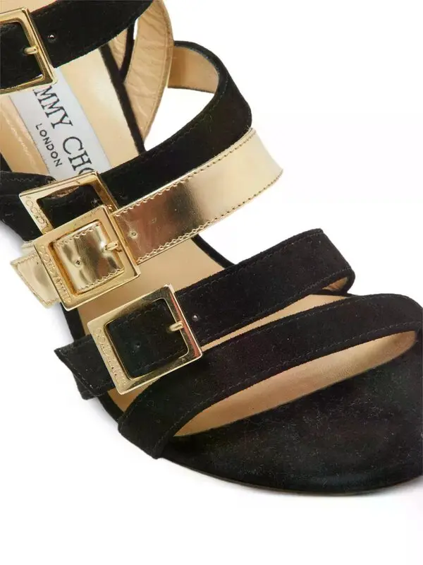 JIMMY CHOO Bronx Multi-buckle Heeled Sandals