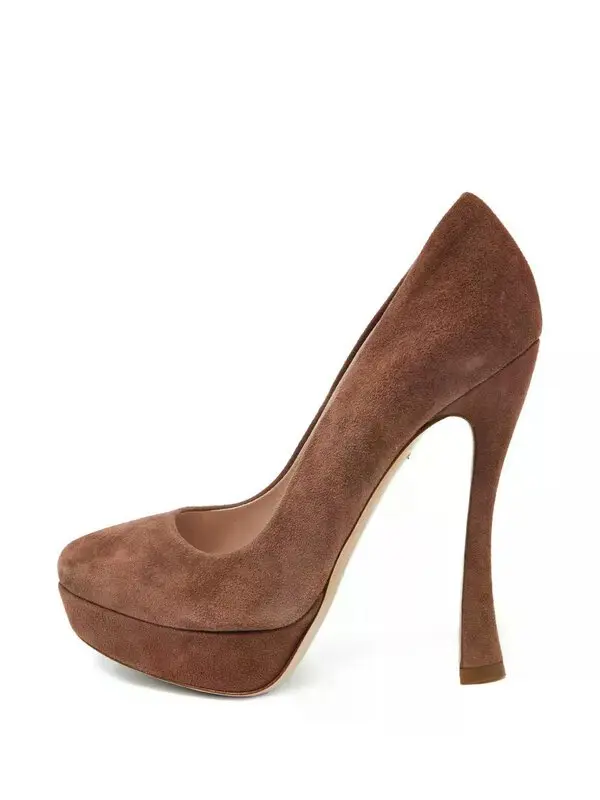 Miu Miu Platform Suede Pumps