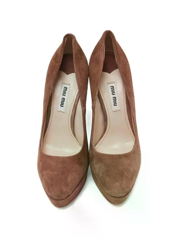 Miu Miu Platform Suede Pumps