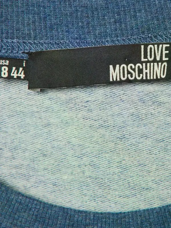 Moschino Sequin Logo Mini Dress