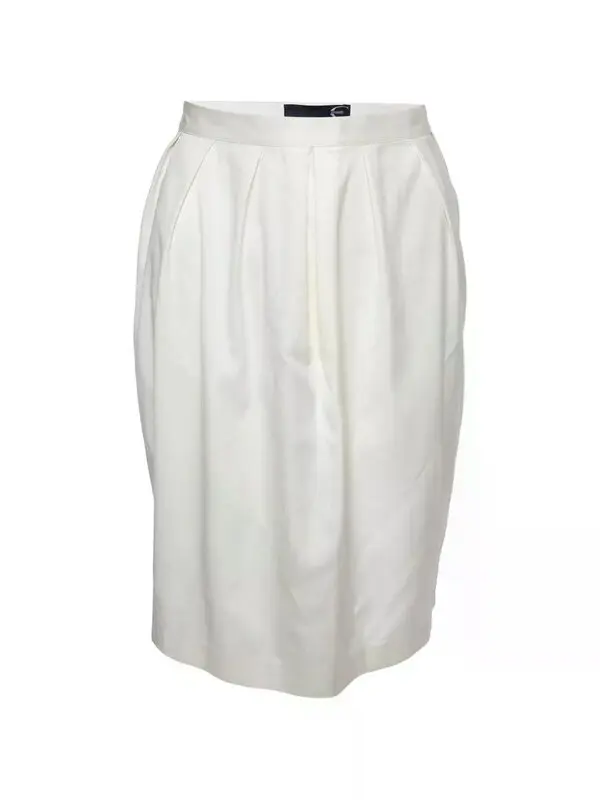 Just Cavalli Pleated Twill Skirt