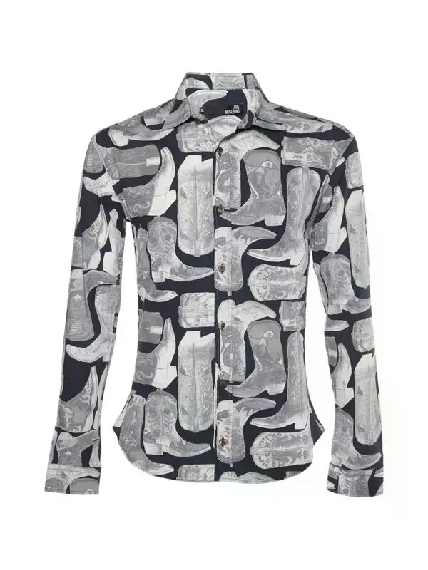 Moschino Boots-print Shirt