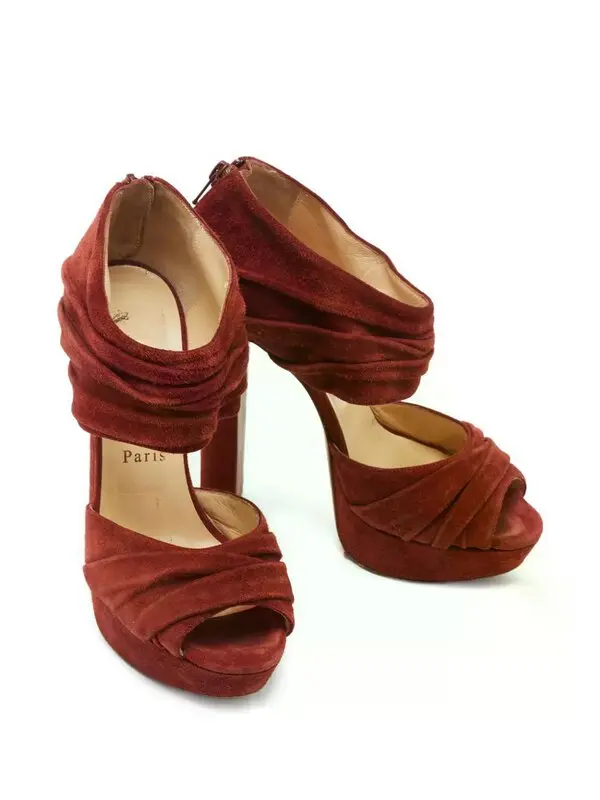 CHRISTIAN LOUBOUTIN Bandra Pleated Sandals