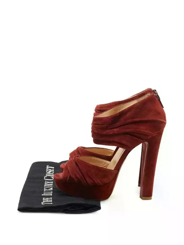CHRISTIAN LOUBOUTIN Bandra Pleated Sandals