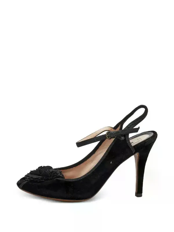 Moschino Mary Jane Flower Embellished Sandals