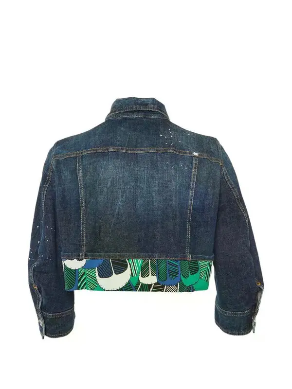 Dsquared2 Cropped Denim Jacket