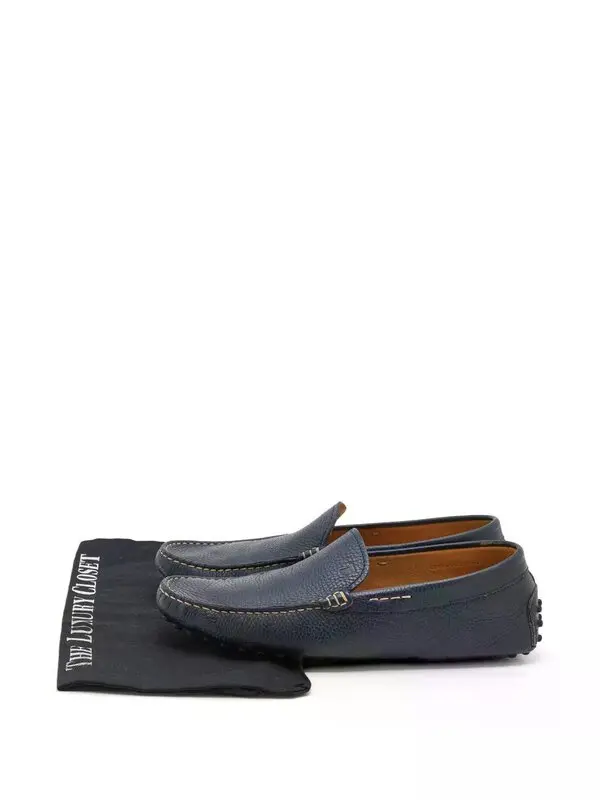 TOD'S Leather Loafers - Blue
