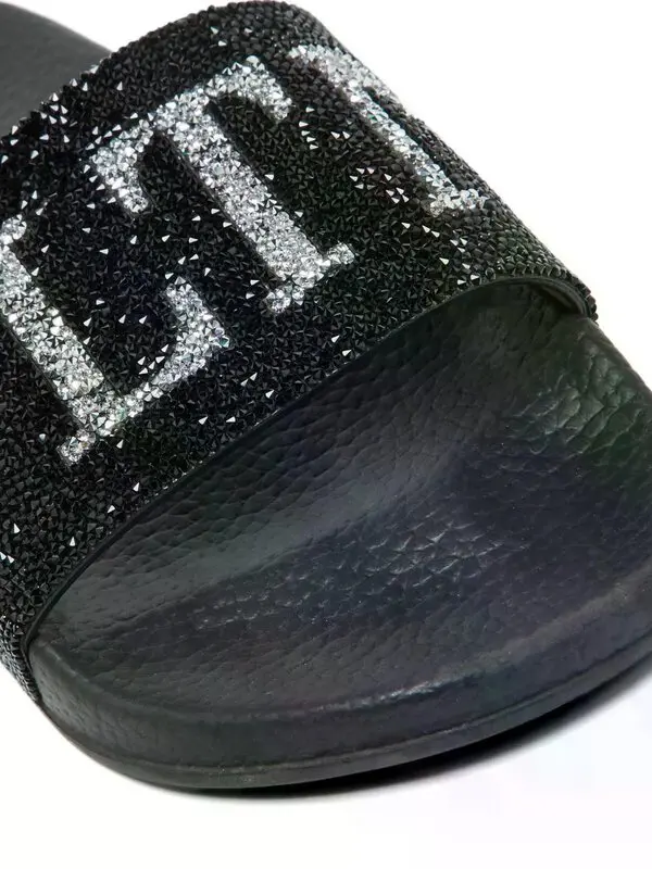 Valentino Garavani Vltn Crystal-embellished Slides