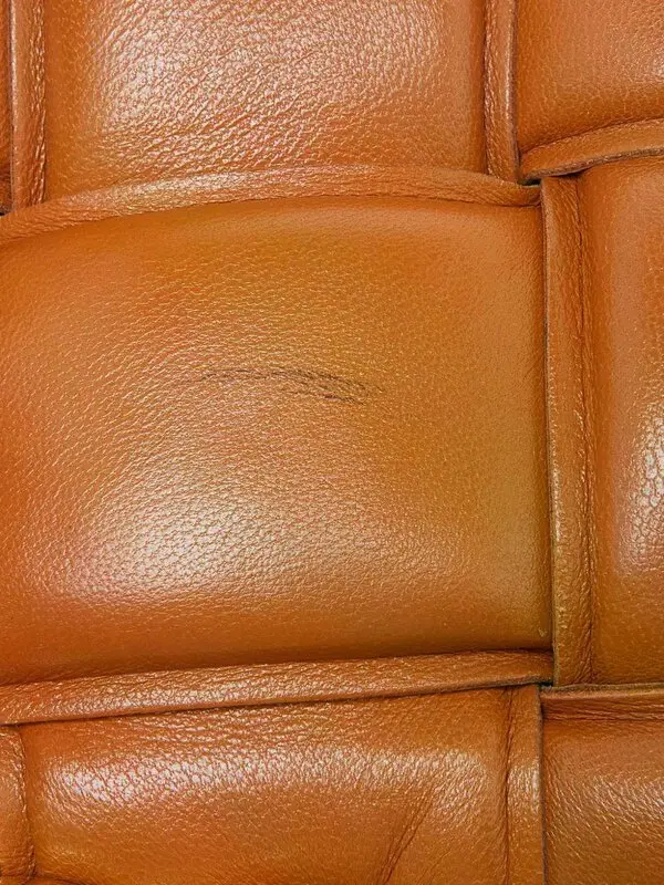 Bottega Veneta Cassette Chain Shoulder Bag - Orange