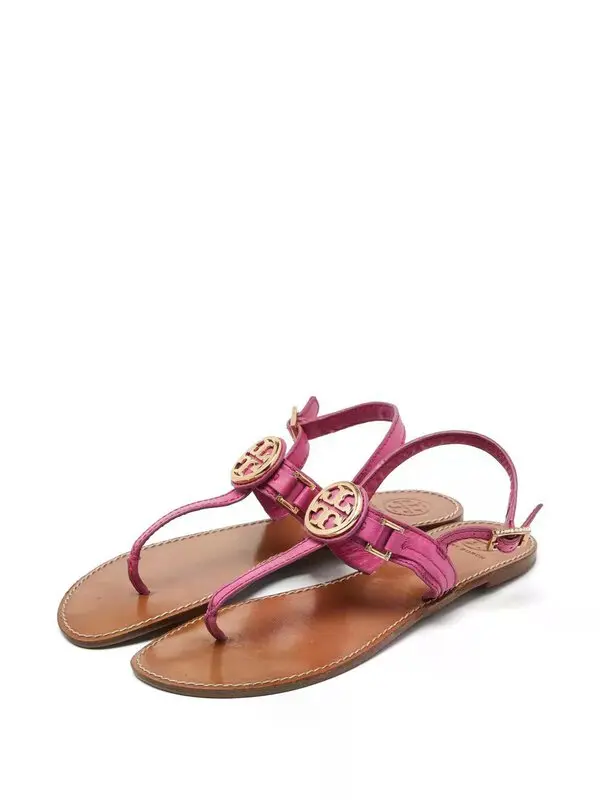 Tory Burch Logo Detail Thong Sandals