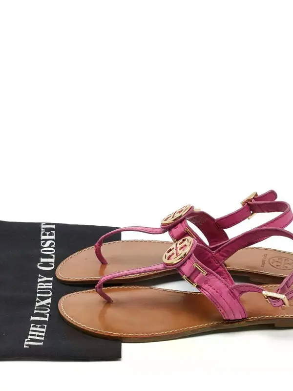 Tory Burch Logo Detail Thong Sandals