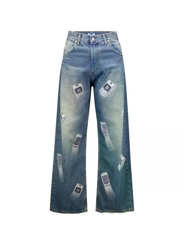 3.PARADIS Razor Flip-phone Jeans - Blue