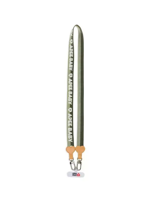 AAPE BY *A BATHING APE Logo-print Phone Lanyard - Green