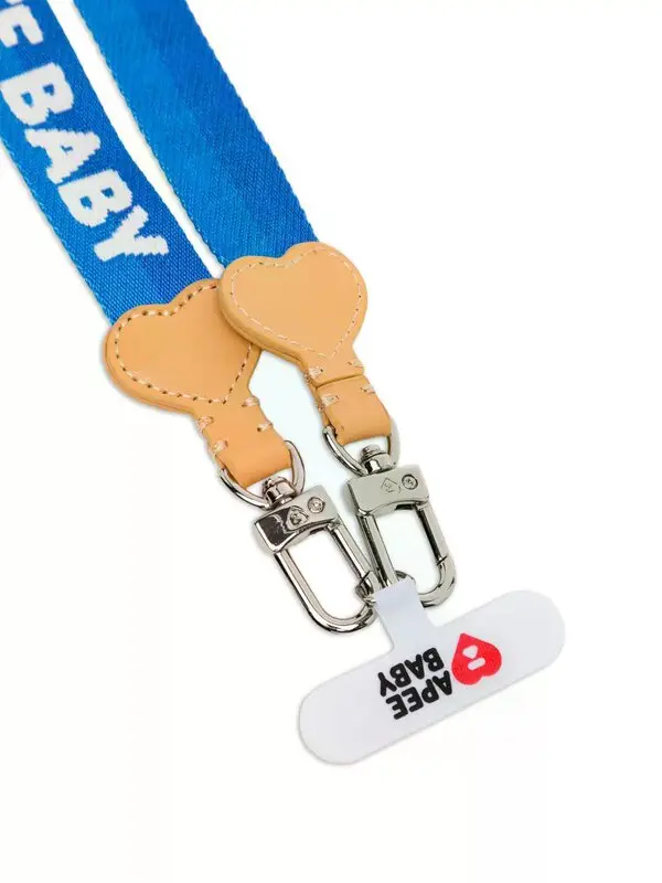 AAPE BY *A BATHING APE Logo-embroidered Phone Lanyard