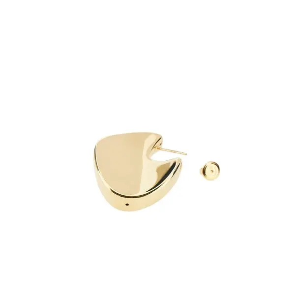 Bottega Veneta Medium Disc Earrings - Gold