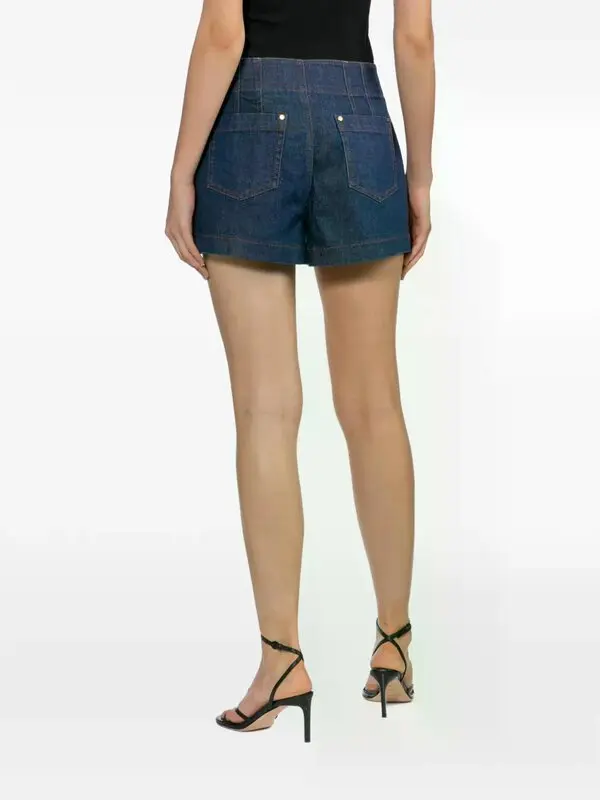 Zimmermann Braided-trim Denim Shorts