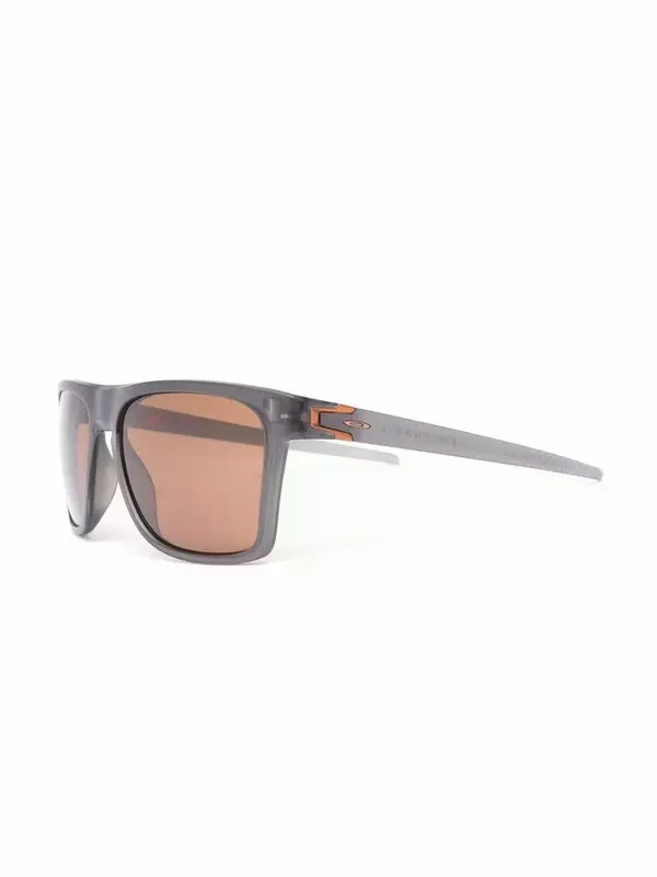 Oakley Leffingwell Rectangular Sunglasses - Grey