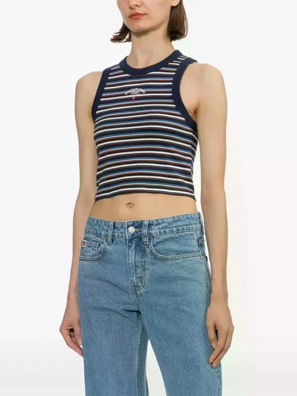 AAPE BY *A BATHING APE Striped Sleeveless Crop Top