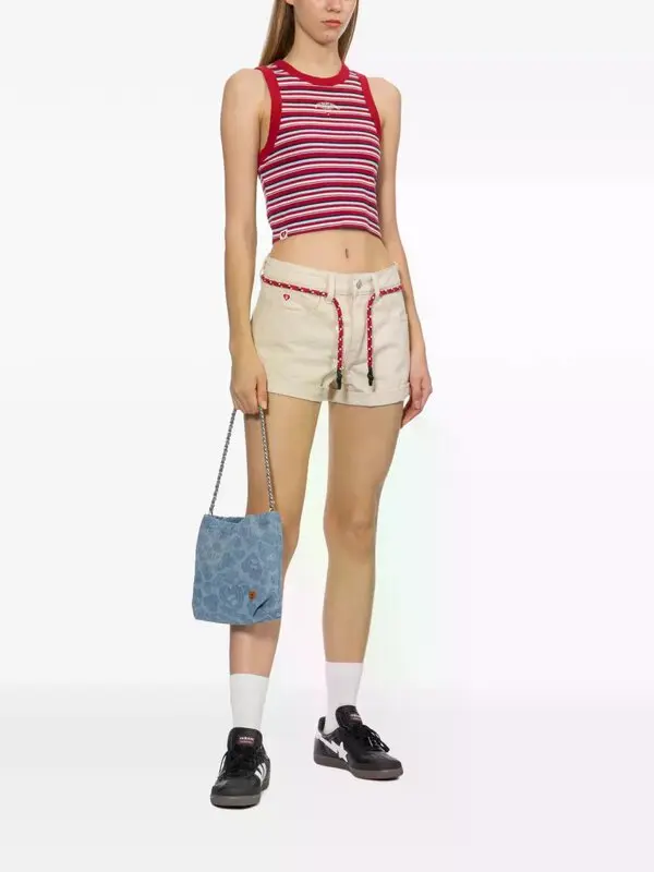 AAPE BY *A BATHING APE Striped Crop Top