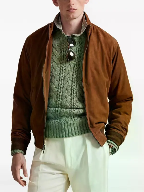 Polo Ralph Lauren Suede Bomber Jacket