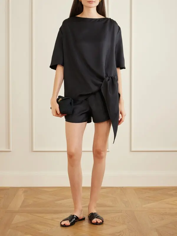 Loulou De Saison Cabo Silk Shorts