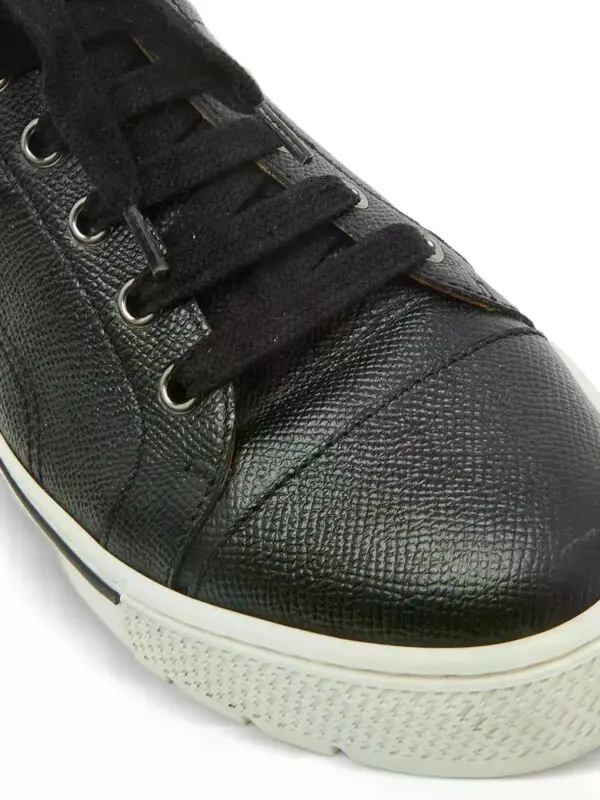 Hermès Grained Leather Sneakers