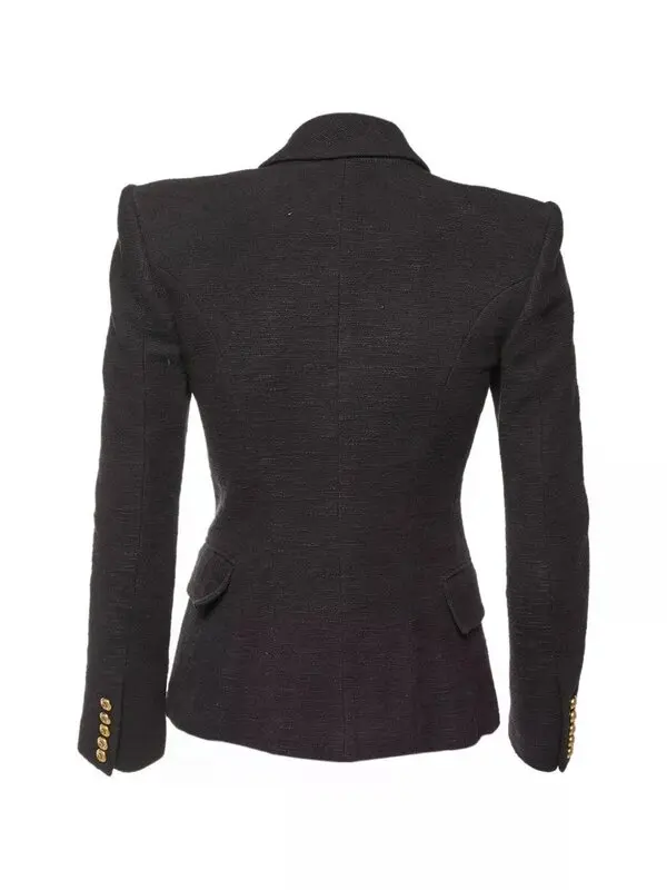 Balmain Double-breasted Tweed Blazer