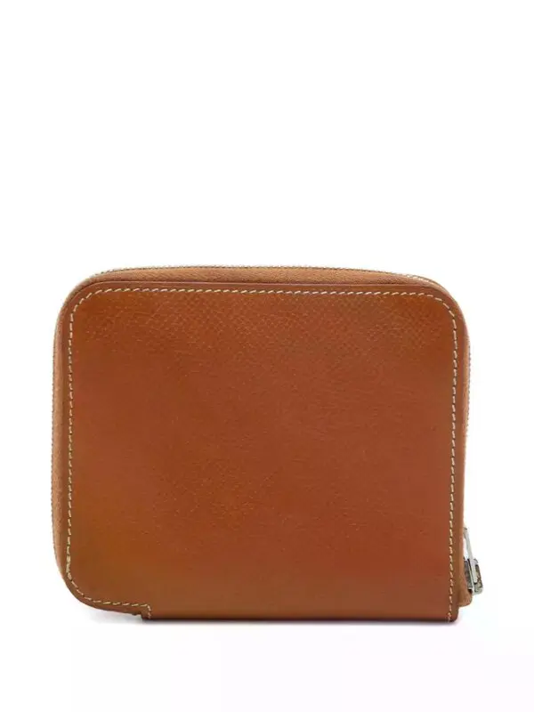 Gucci Azap Silk'in Epsom Leather Wallet - Brown