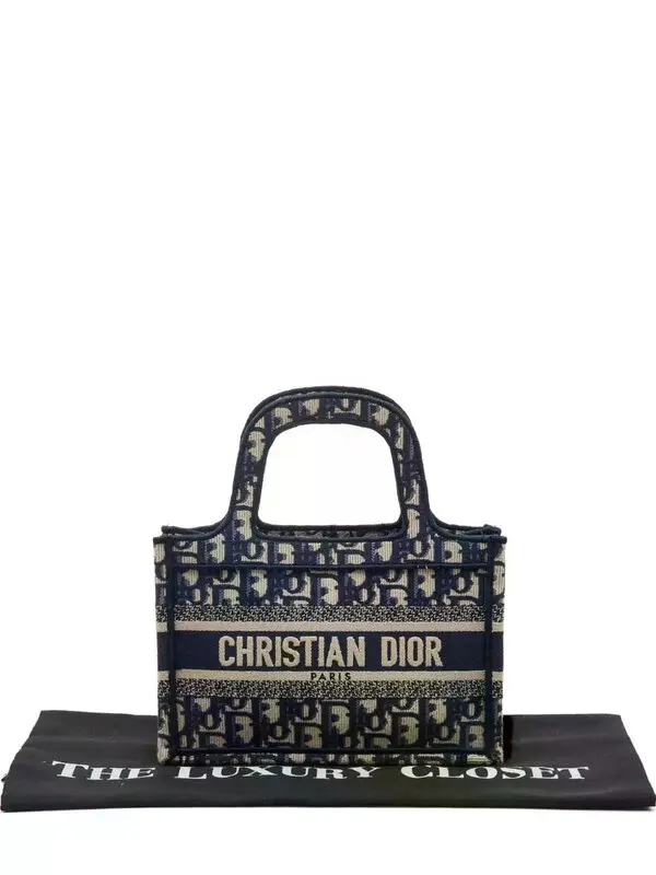 Dior Book Tote Oblique Canvas Bag