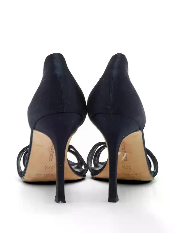 Manolo Blahnik Crystal-embellished Ankle-strap Sandals