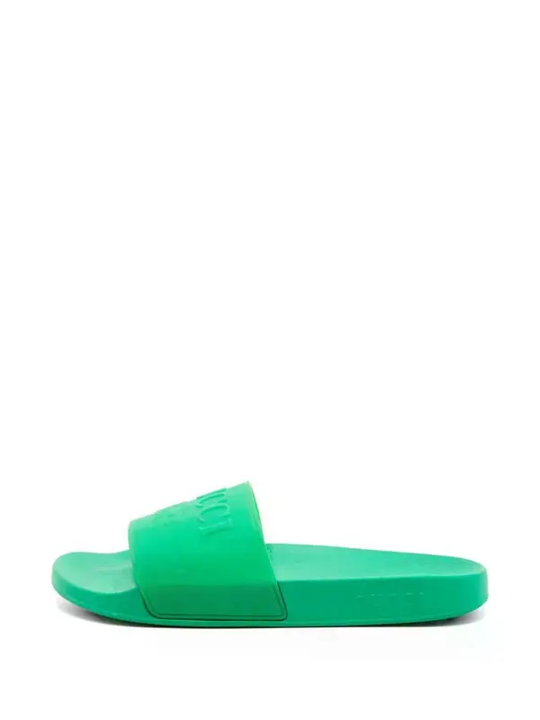 Gucci Embossed Logo Pool Slides