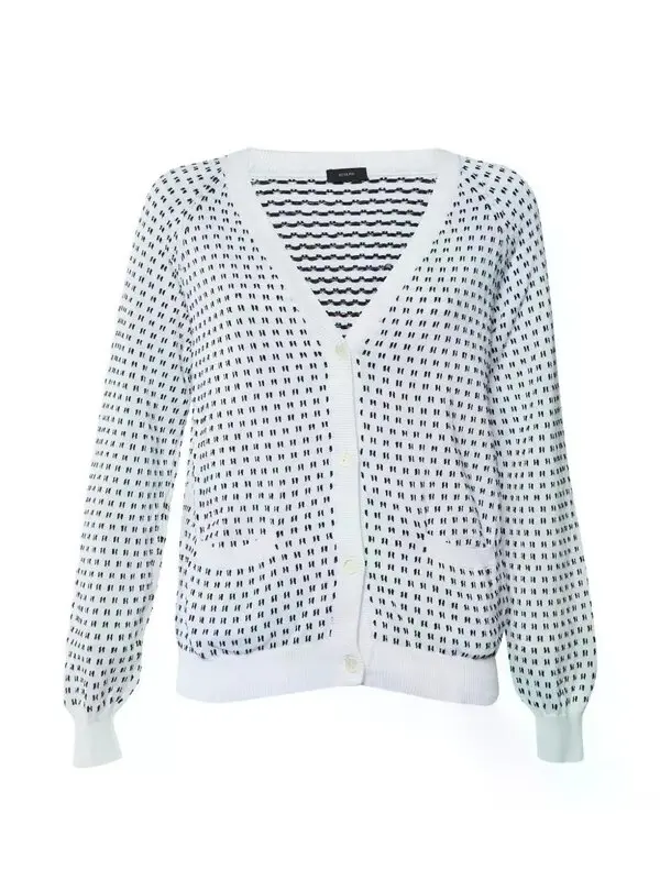 JOSEPH Textured Button-front Cardigan