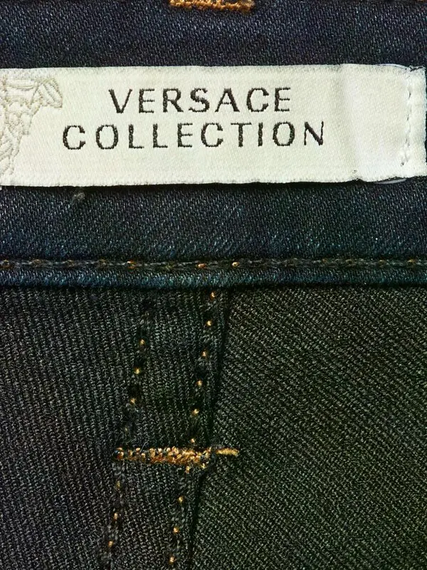 Versace Button Jeans