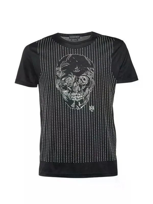 Alexander McQueen Skull-embroidered T-shirt
