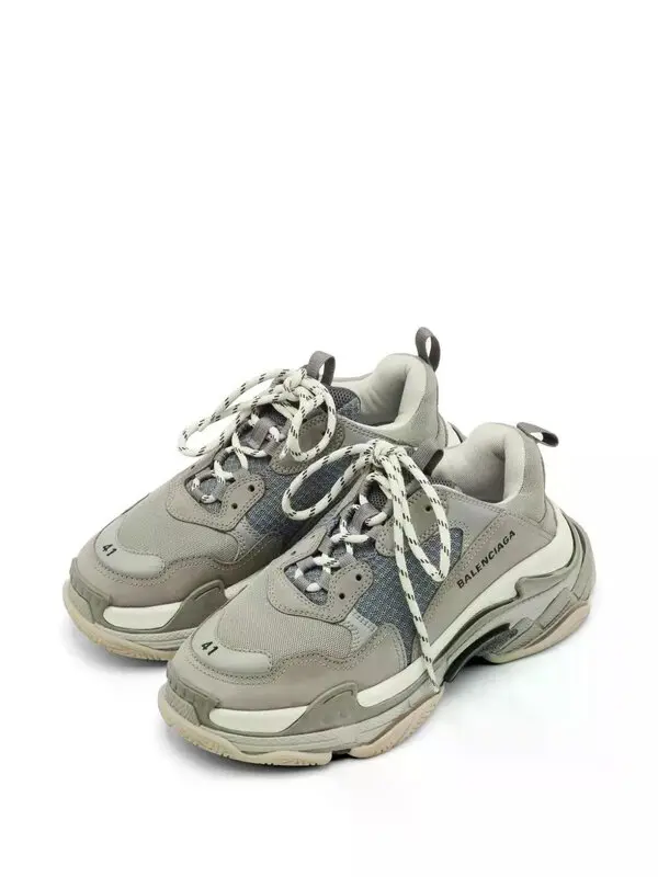Balenciaga Triple S Leather Sneakers