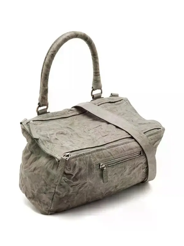 Givenchy Pandora Box Leather Handbag - Grey