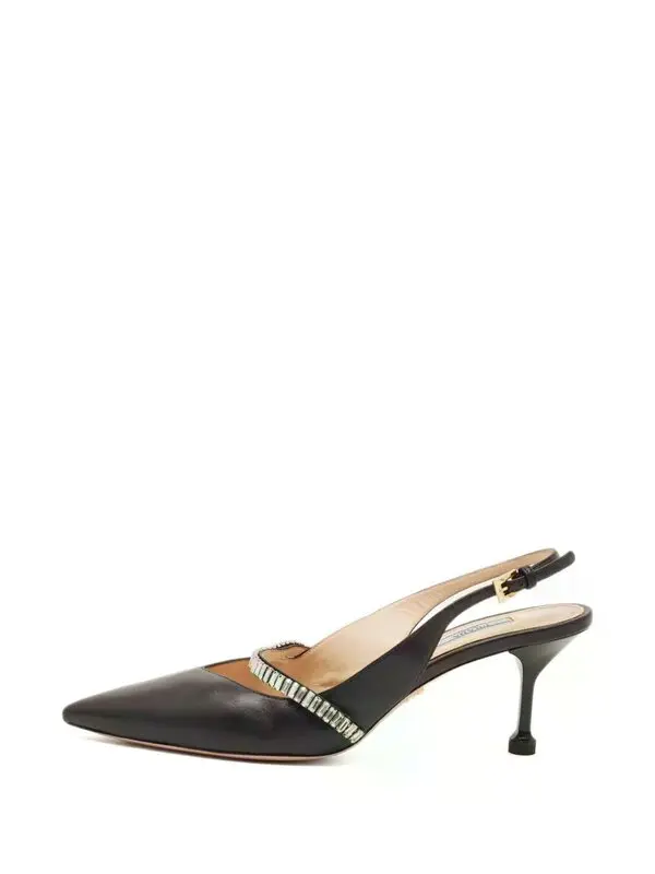 Prada Embellished Slingback Pumps