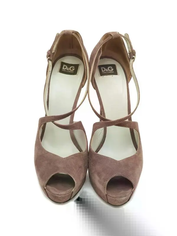 Dolce & Gabbana Peep-toe Platform Stiletto Sandals