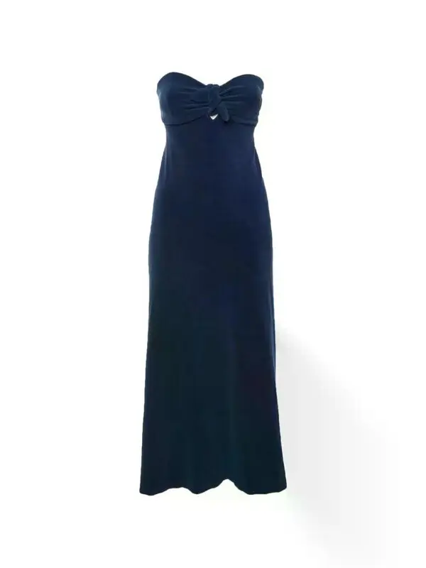 Zimmermann Strapless Knot Detail Midi Dress