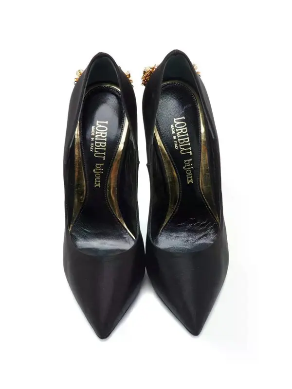 LORIBLU Embellished Pointed-toe Pumps